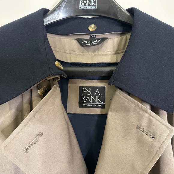 Jos. A. Bank | Jackets & Coats | Jos A Bank Mens Olive Khaki Full ...